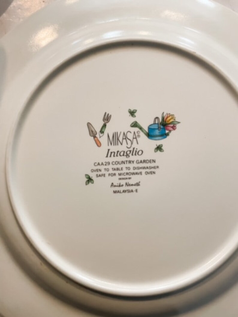 Mikasa Intaglio Country Garden Dinner Plate Discontinued - Etsy