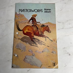 Vintage 1974 USPS Masterworks Stamp Album - Etsy