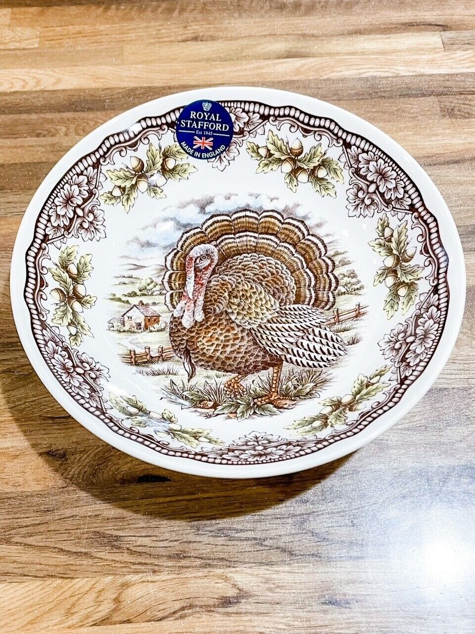 Royal Stafford TURKEY Toile Bowl NEW Brown - Etsy