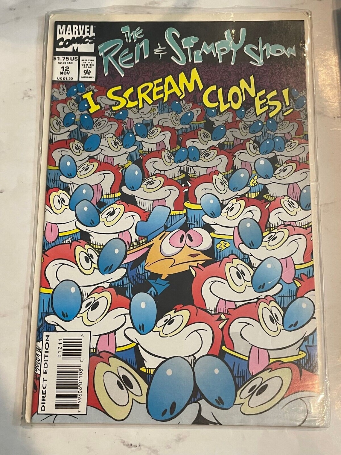Vintage the Ren and Stimpy Show I Scream Clones Marvel Comics Vol 1 No ...