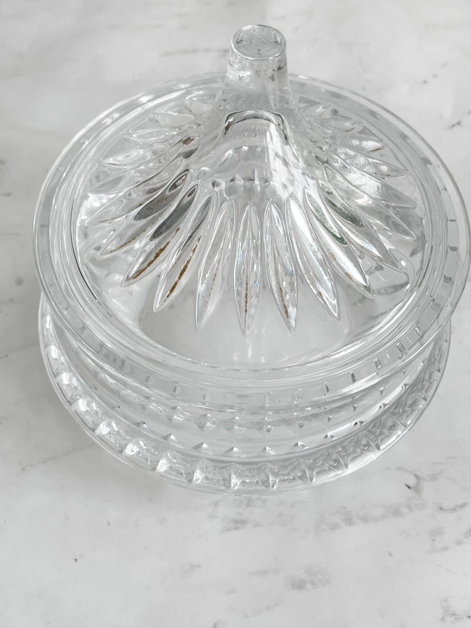 Gorham Full Lead CRYSTAL Covered Candy DISH Bowl Nachtmann German Bombonier - Etsy