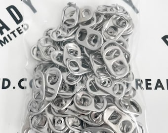 Aluminum Soda Pop or Beer Tabs for Crafts (choose Your Quantity) 50 ...
