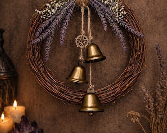 Witch Bells Door Hanger | Protection Charm | Evil Eye Decor | Spiritual ...