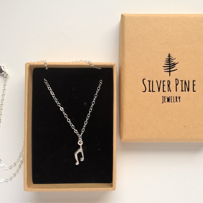 Music Note Necklace - Etsy
