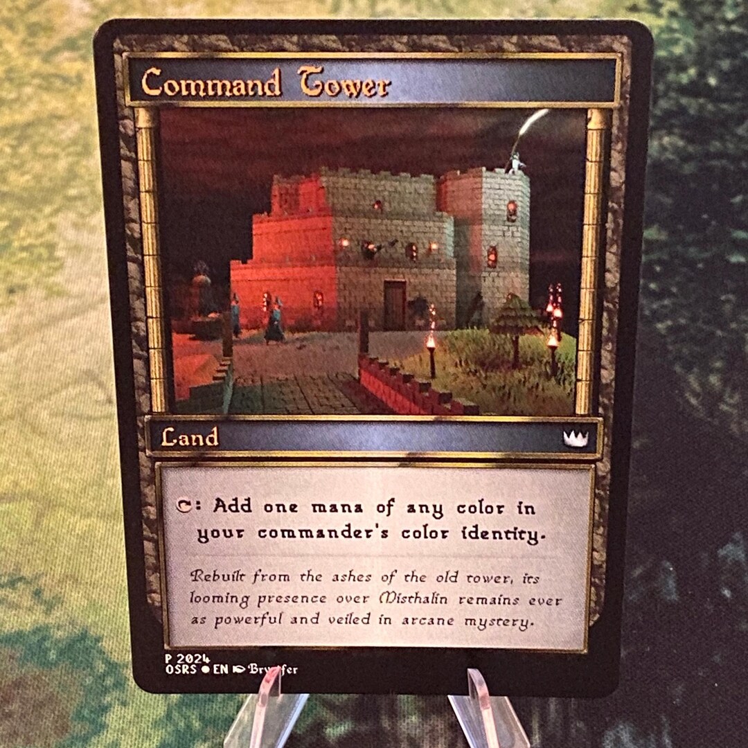 OSRS Command Tower (wizards Tower) Original Art OSRS Magic Cards by ...
