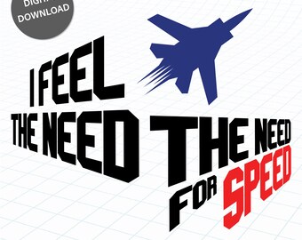 I Feel the Need the Need for Speed Svg | Etsy New Zealand