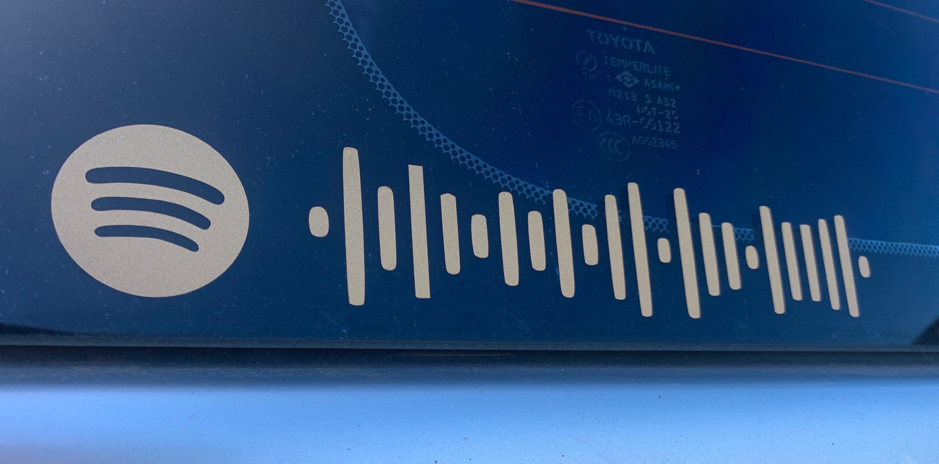 Custom Spotify Song/Album Code Decals Premium Outdoor Vinyl - Etsy