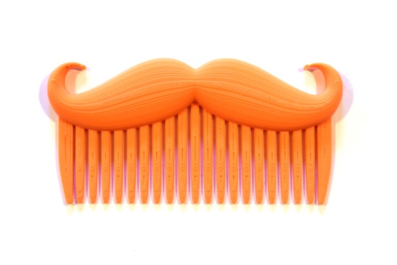 3D Printed Comb / Beard Comb / Mustache Comb / Novelty Comb / | Etsy