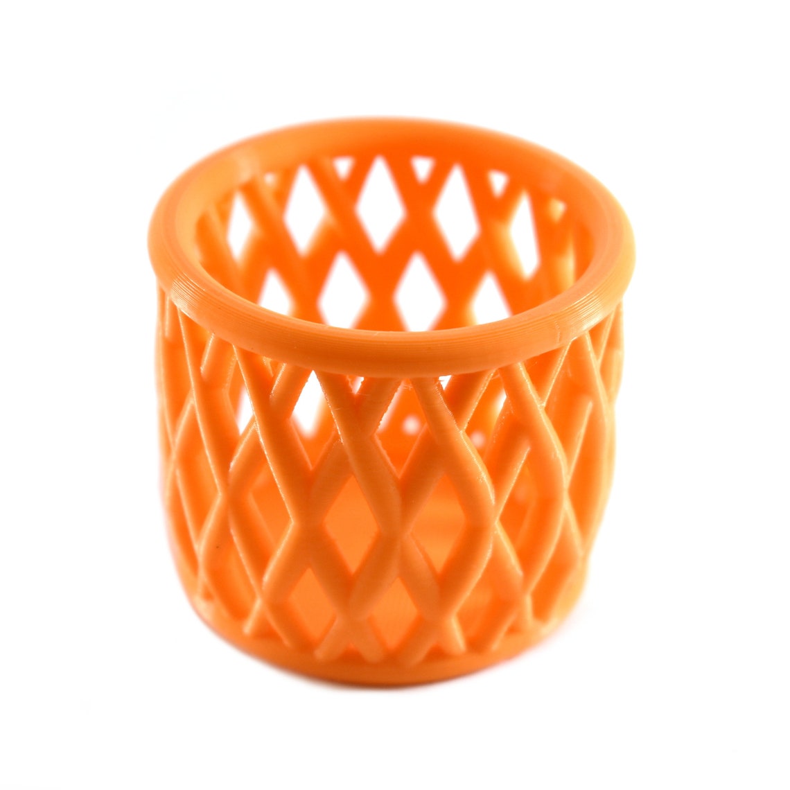 3D Printed Trinket Basket / Desk Accessory / Key Dish / | Etsy