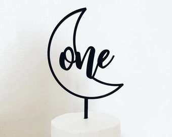 Space Cake Topper - Etsy