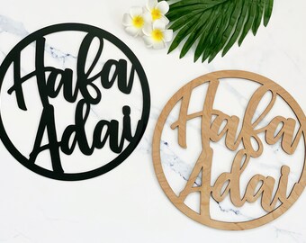 Hafa Adai Sign - Etsy