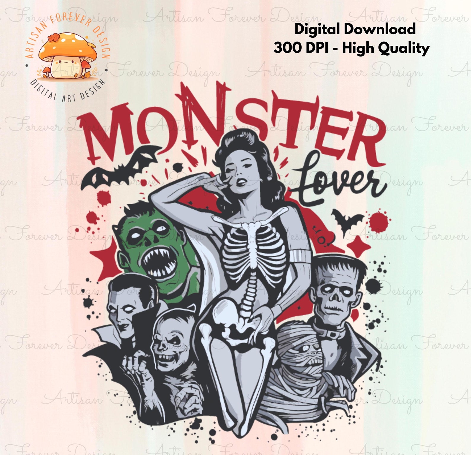 Halloween Monster Png, Monster Lover Png, Monster Png, Halloween Png ...