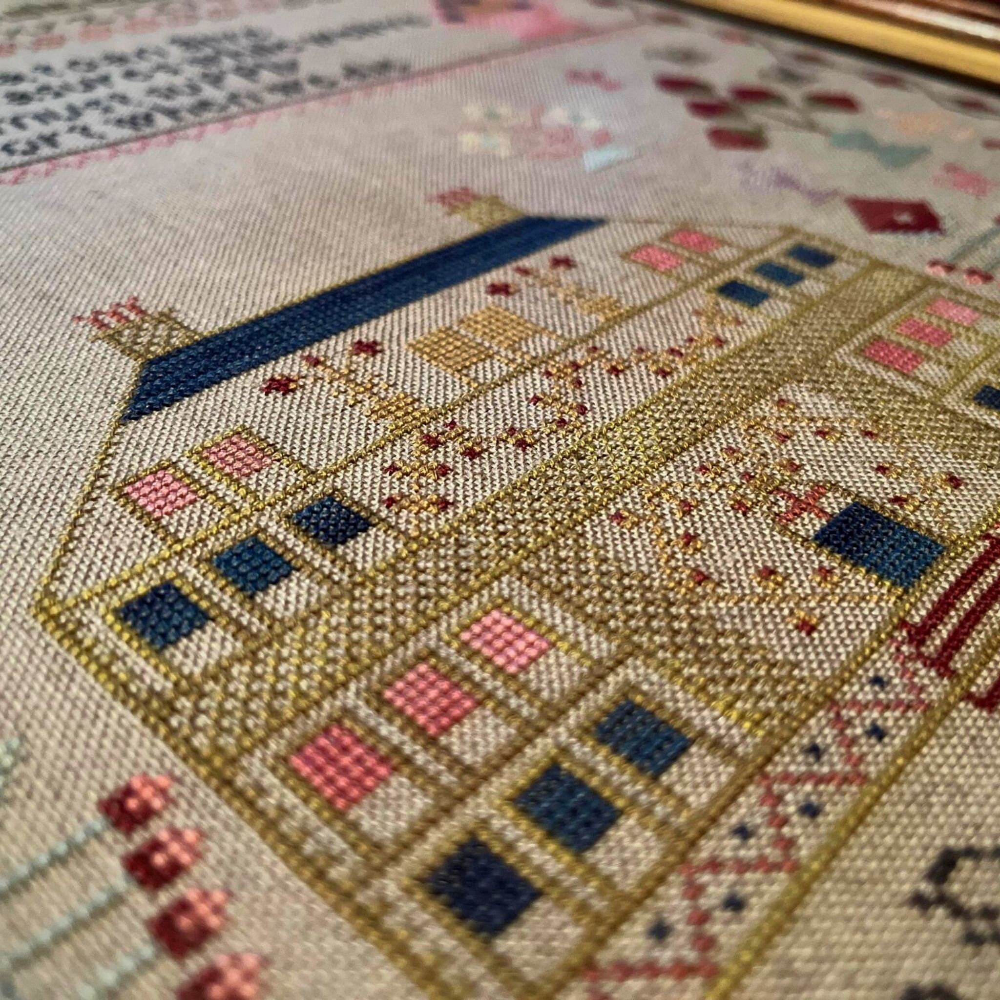 Ada Davies 1852 Sampler Pattern PDF, Welsh Sampler Cross Stitch Pattern ...