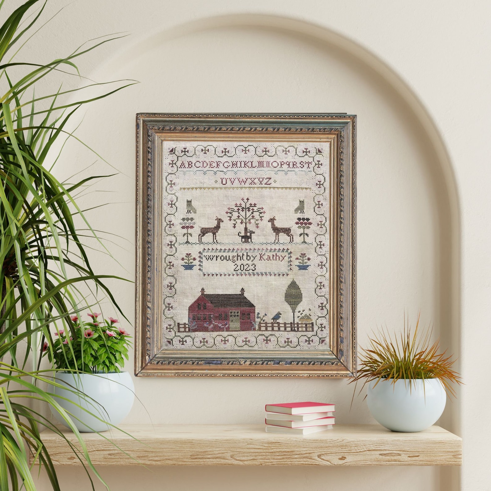 Kathy's Sampler 2023, Cross Stitch Pattern PDF, Counted Thread Instant ...
