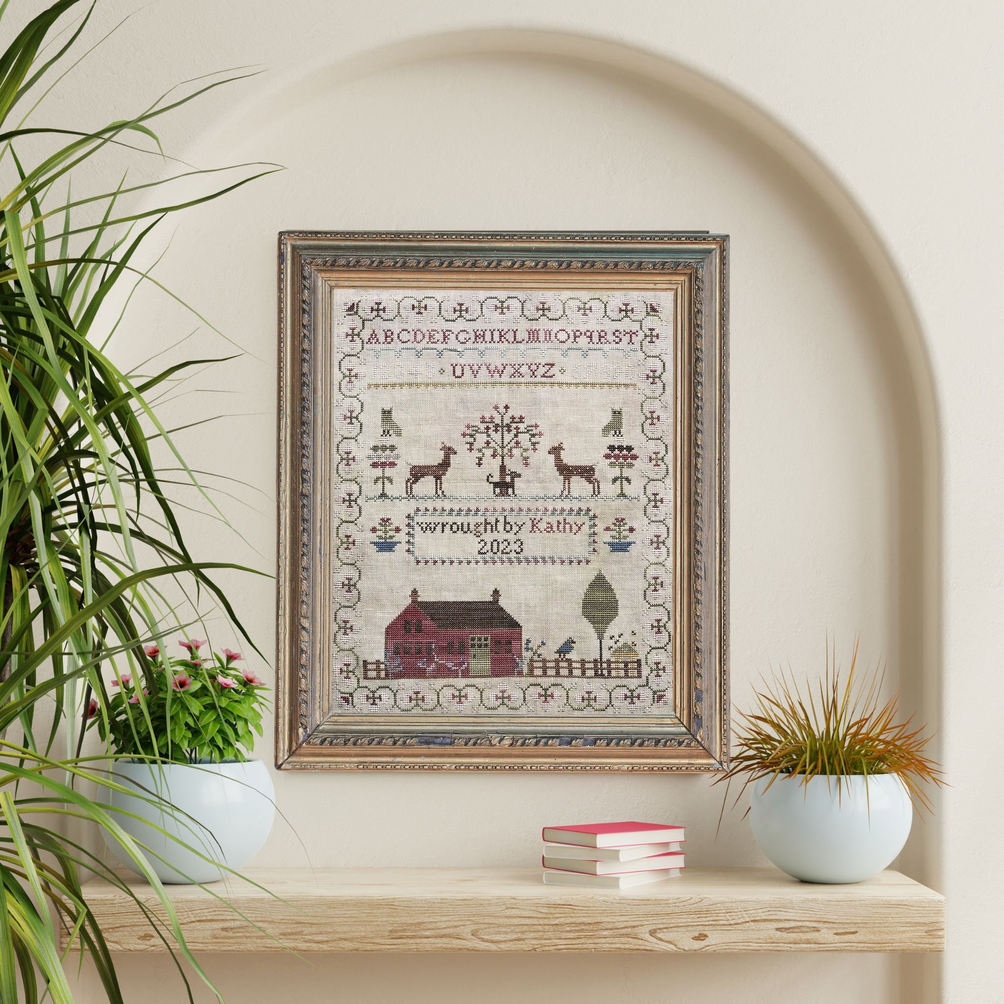 Kathy's Sampler 2023, Cross Stitch Pattern PDF, Counted Thread Instant ...