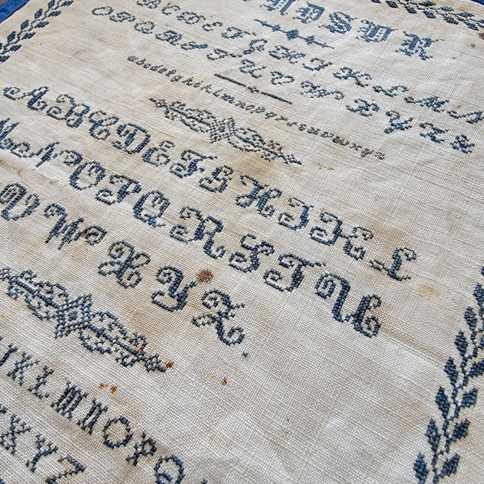 Windsor Sampler 1820s Cross Stitch Pattern PDF, Counted Thread Instant ...
