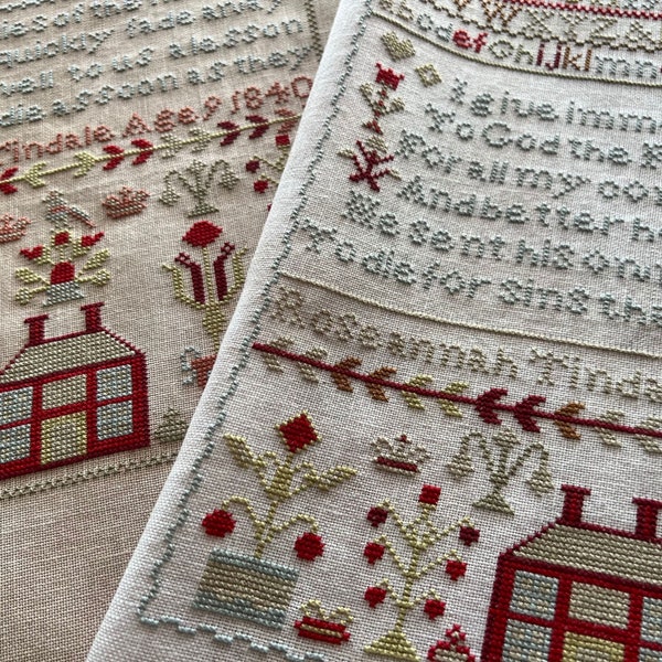 Cross Stitch Sampler - Etsy