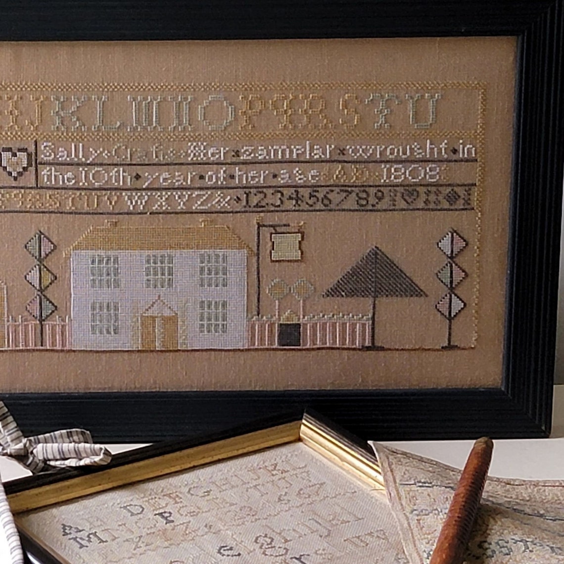Sally Cratis 1808 Sampler Reproduction Cross Stitch Pattern - Etsy