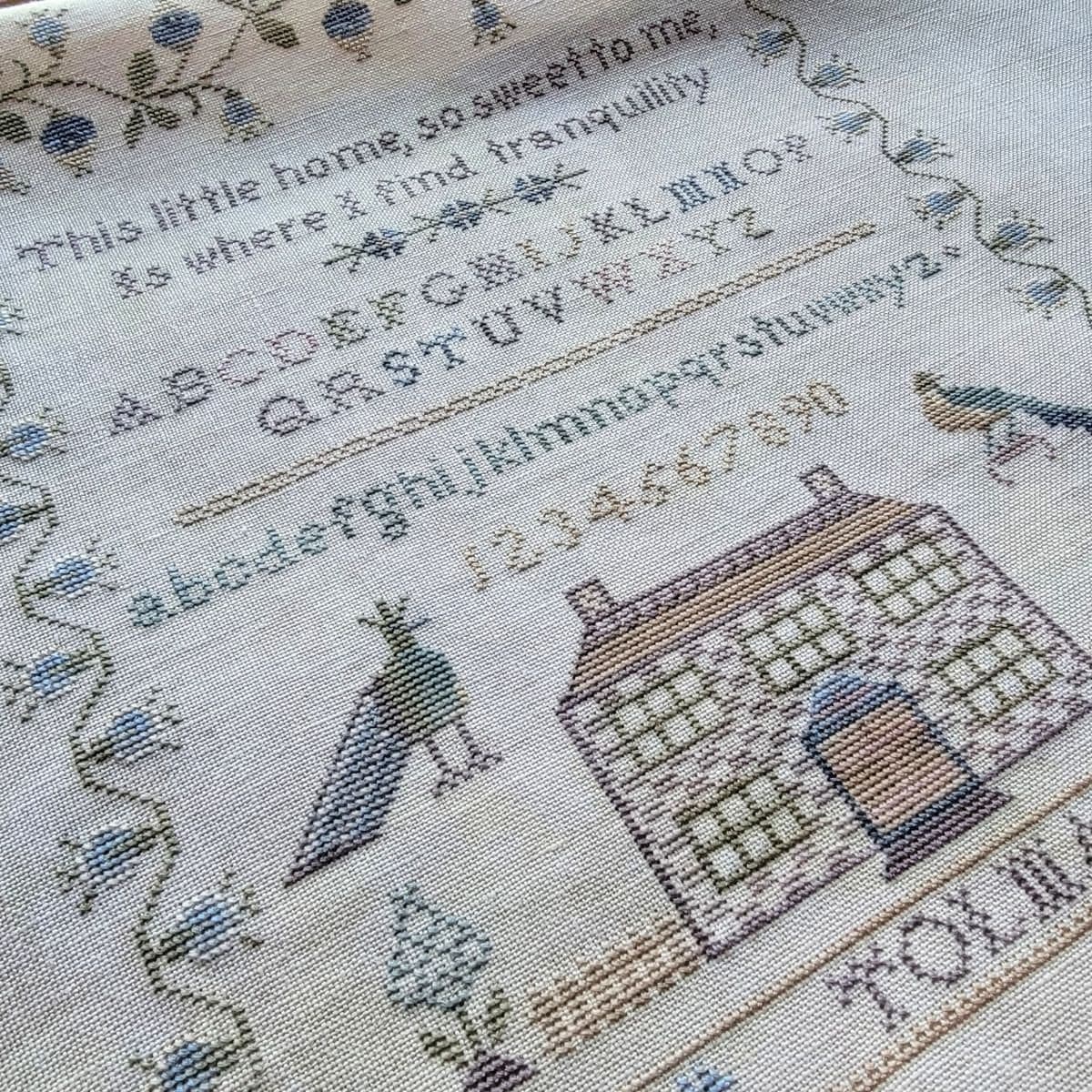 Little Home Sampler Pattern PDF, Two Instant Download Cross Stitch ...