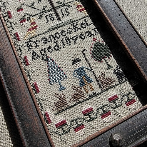 Jane Parson 1841 Sampler Reproduction PDF Chart Cross Stitch - Etsy