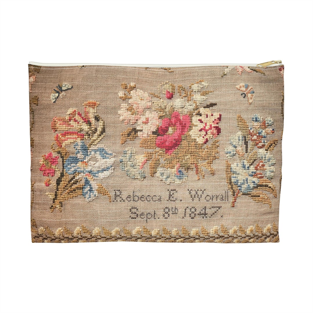 Rebecca Worrall Pouch – Needlework Storage Bag Inspired by Antique ...