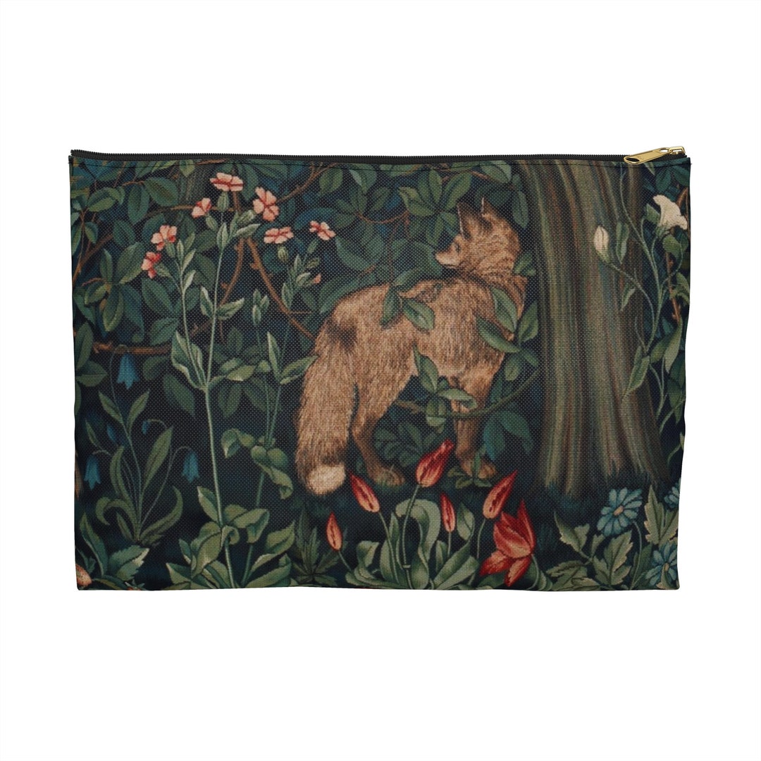 William Morris Little Fox Project Bag Cross Stitch, Needlework Travel ...