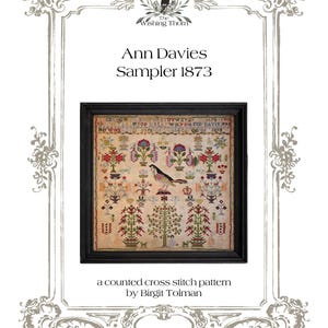 Anne Davies Sampler PDF, Welsh Sampler Cross Stitch Pattern, Counted ...