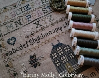 Mary Barr Reproduction Sampler 1828 Modern Sampler Pattern - Etsy