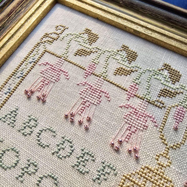 Cross Stitch Sampler Pattern - Etsy