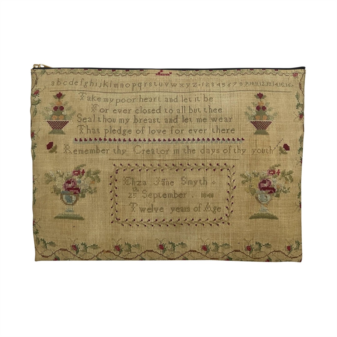 Eliza Jane Smyth Project Bag, Vintage Look Cross Stitch Carrier ...