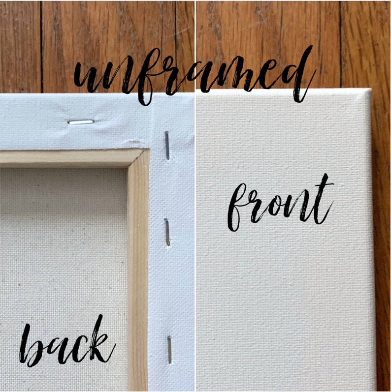 Kid's Actual Handwriting Sign Canvas - Etsy