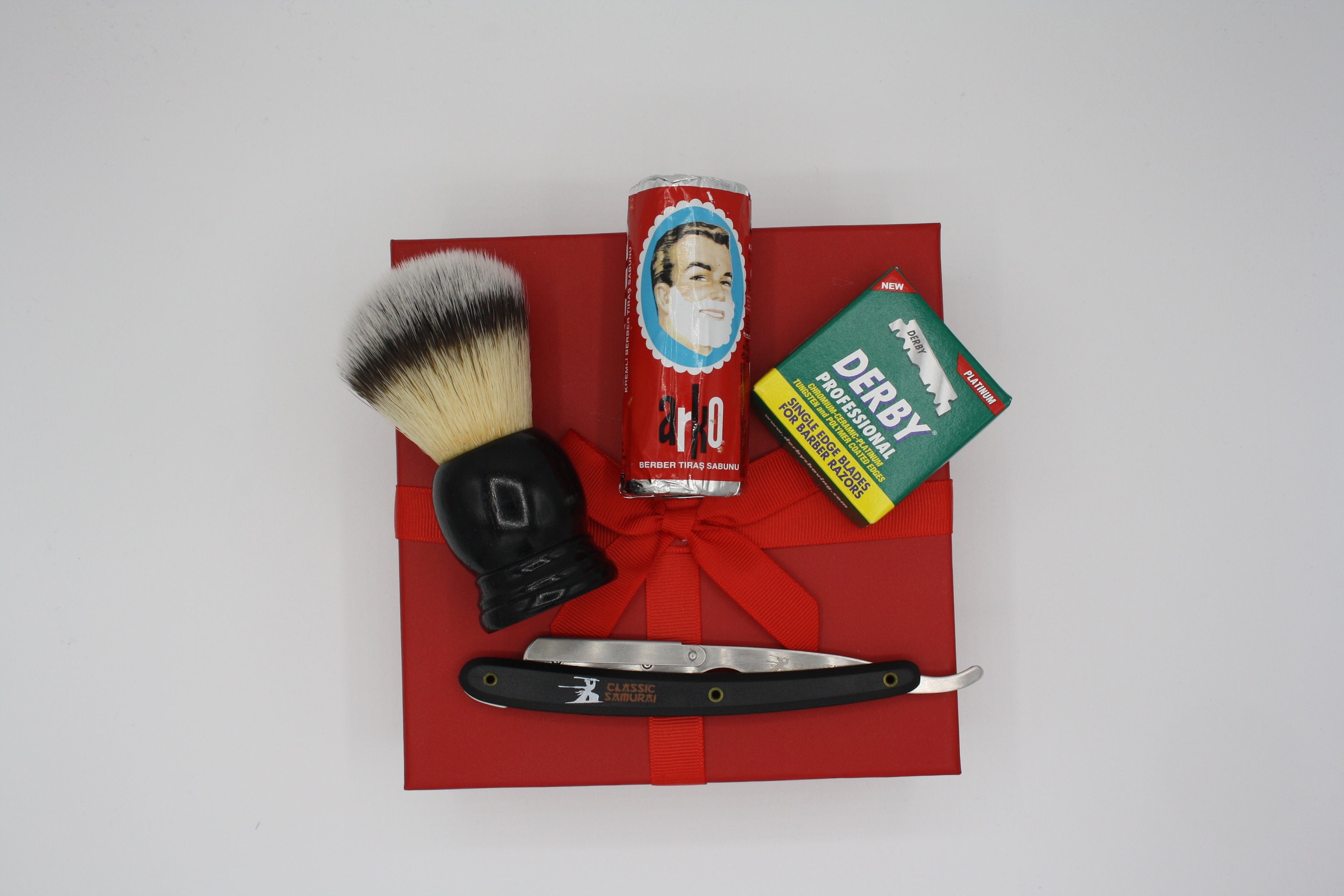 Classic Samurai Straight Razor Shaving Set - Etsy