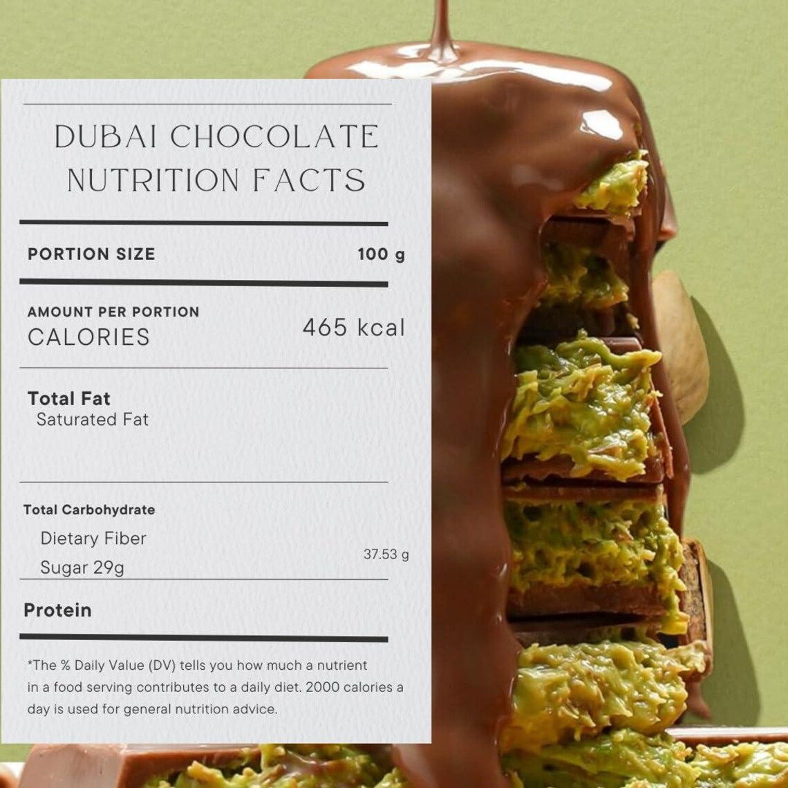 Dubai-style Chocolate Bar 7 Oz | Premium Milk Chocolate, Golden Kadayif ...
