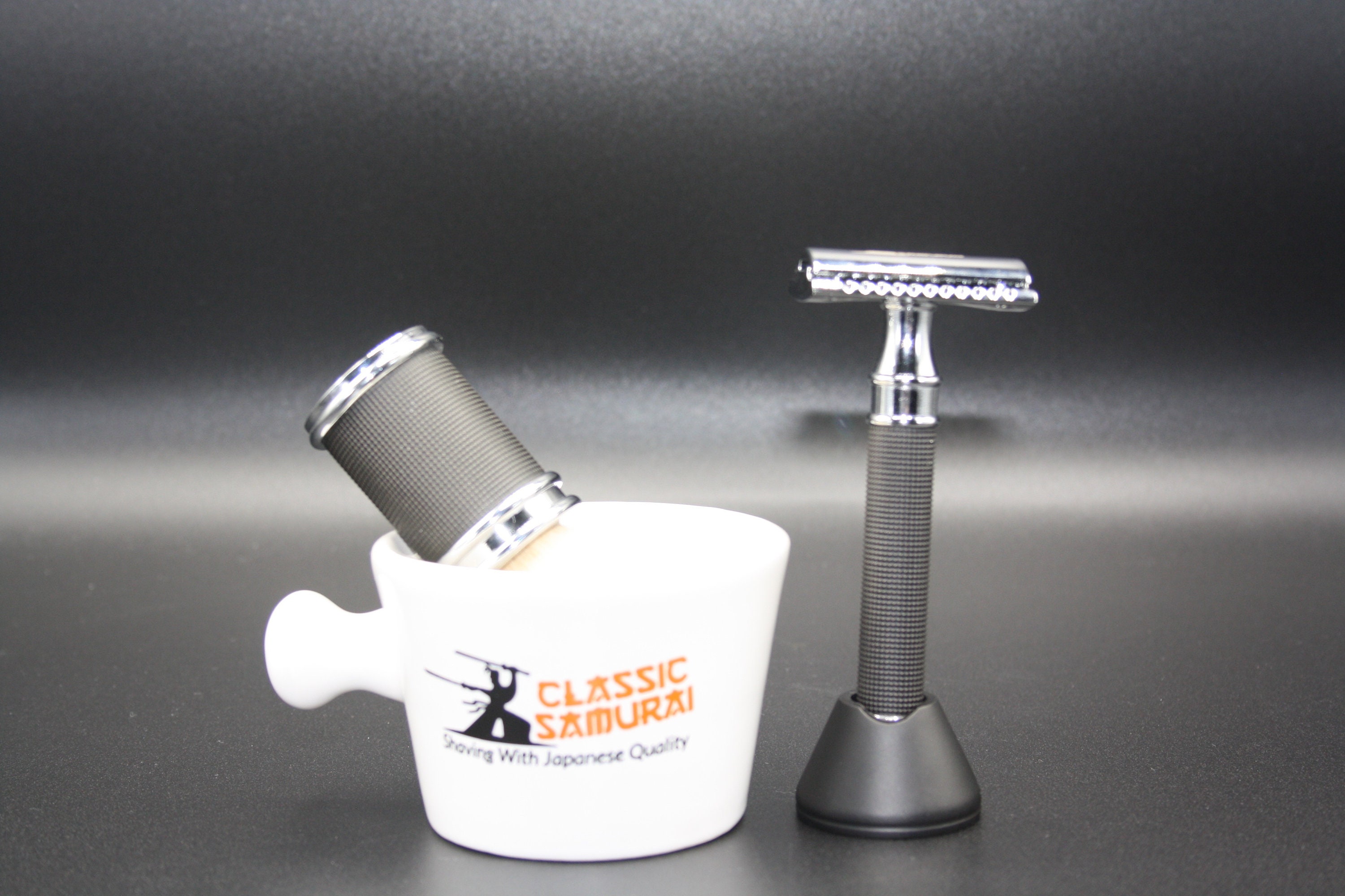 Classic Samurai Safety Razor Shaving Set With Mug - Etsy