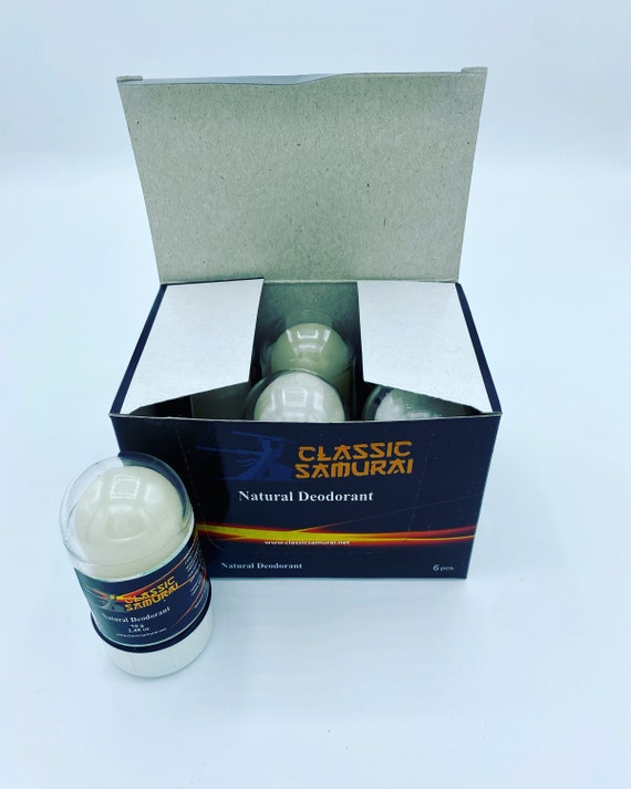 Classic Samurai Roll on Deodorant Alum Stone 100% Natural 2.5 - Etsy
