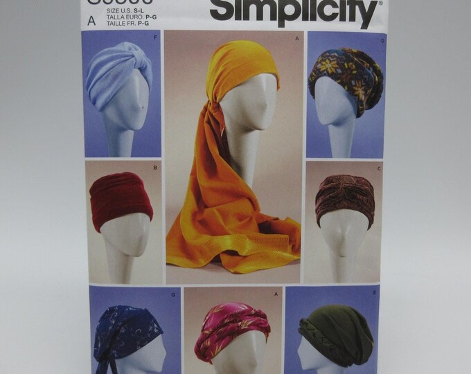 Simplicity Turbans Headwraps and Hats Uncut Factory Folded Simplicity ...