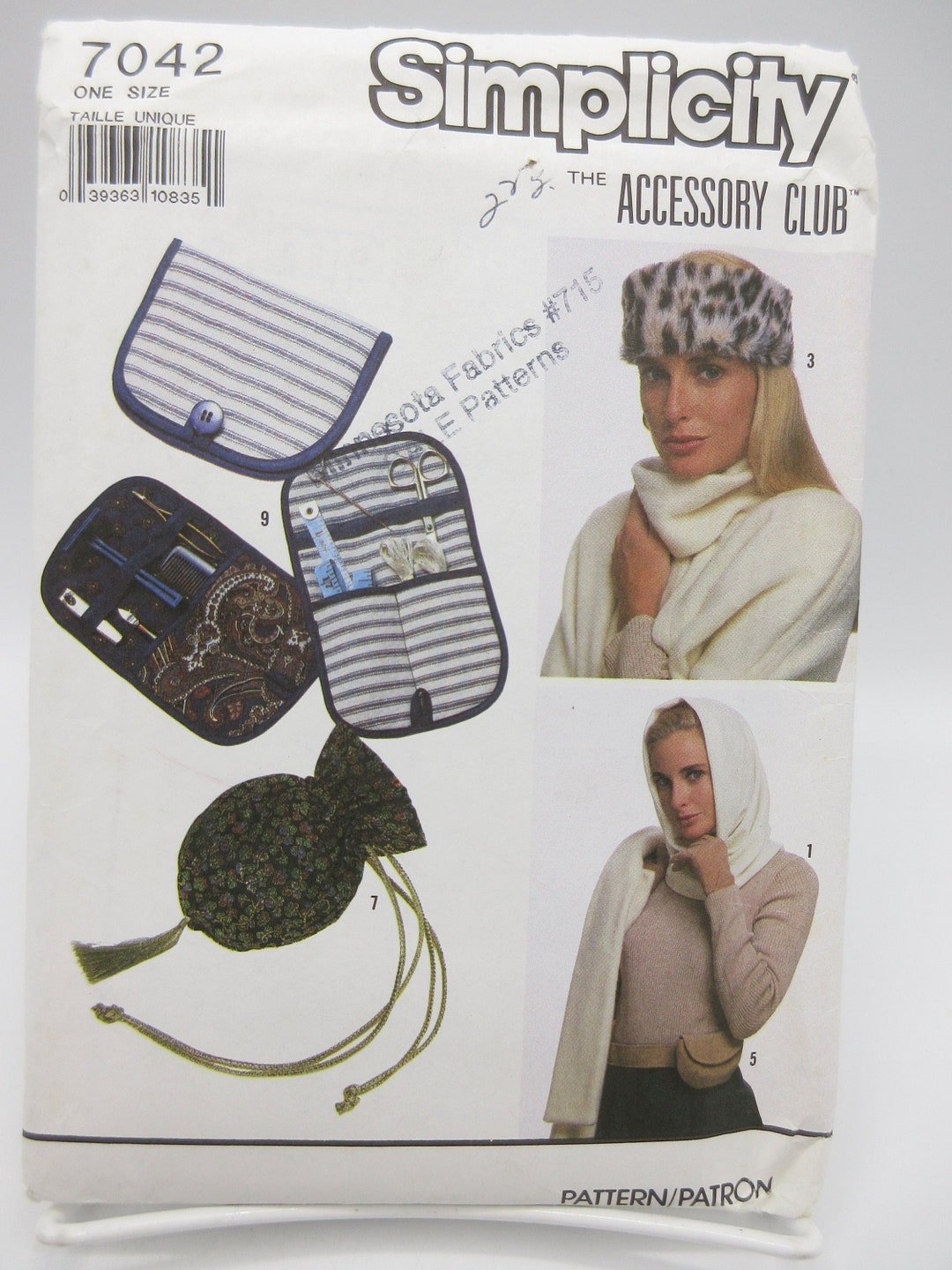 Simplicity Accessories Pattern 12 Items Uncut FF 7042 - Etsy