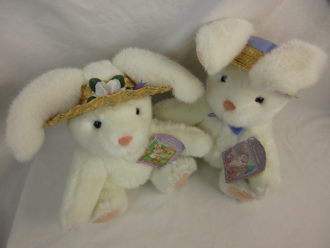 Hallmark Heidi and Hopper Easter Bunny Rabbits Collectible Set of Two ...