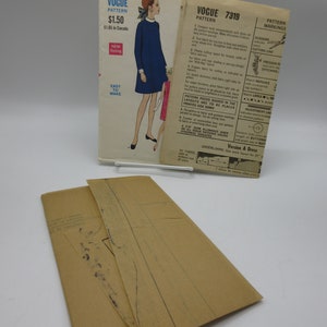 Vogue Easy Maternity Career Dress or for Evening or Day Dress A-line ...