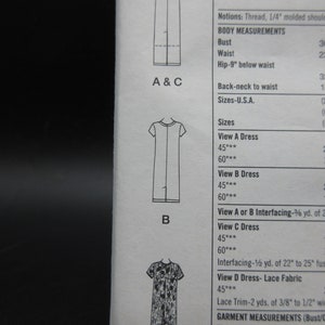 Simplicity 2 Hour Dress Pattern Uncut Factory Folded Sizes XS to M, or ...