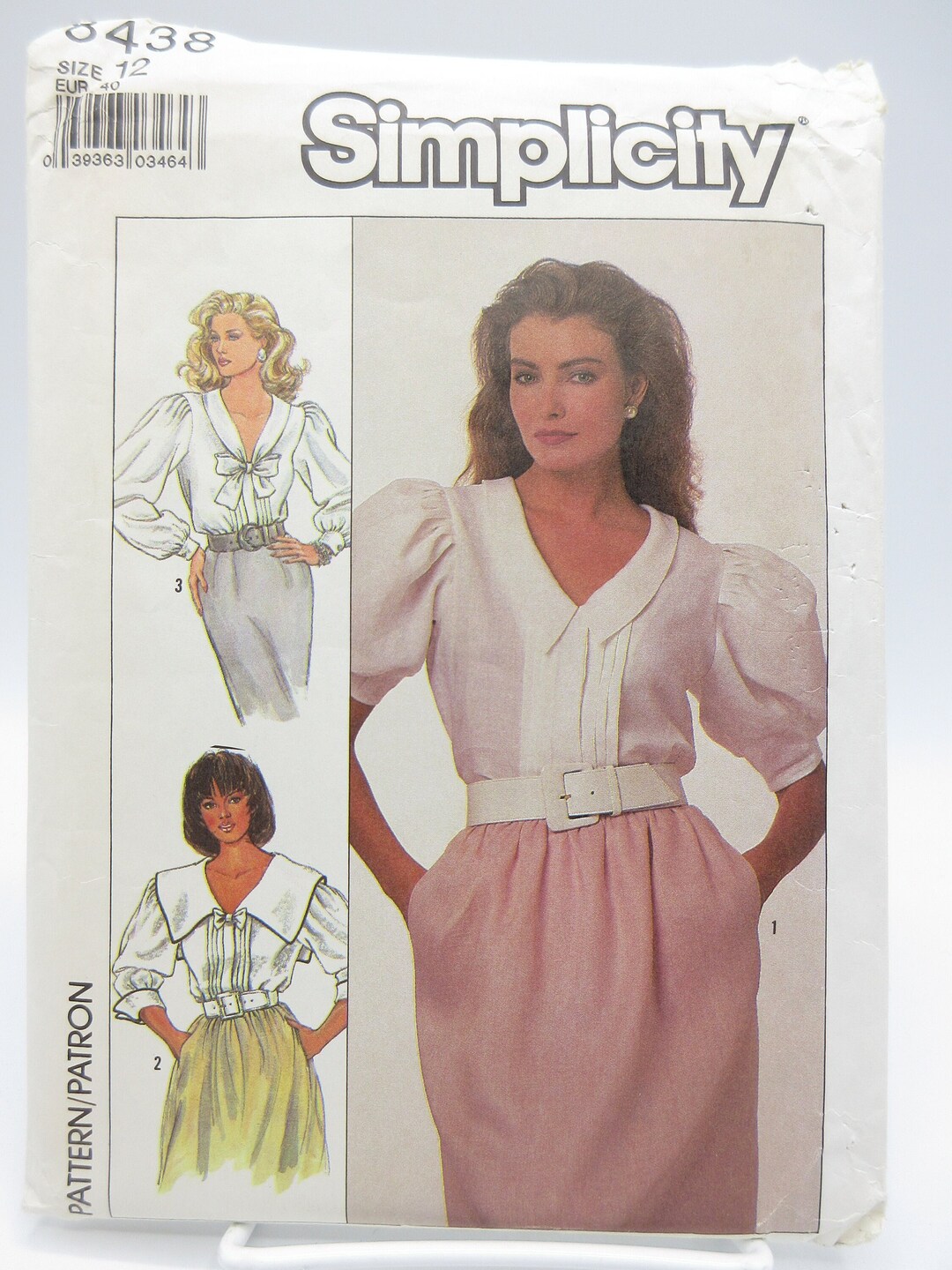 Laura Ashley Style Uncut Blouse Pattern by Simplicity Size12 Bust 34 ...