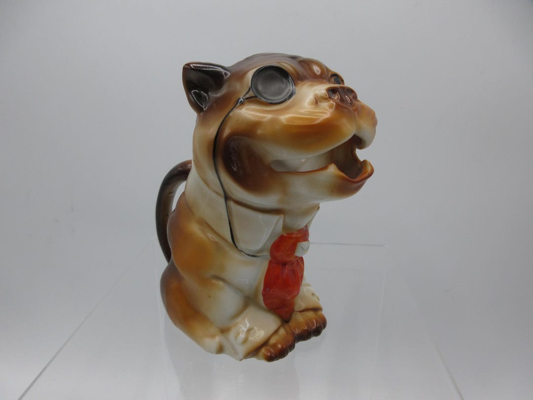 Dog Pitcher 1930s Dog With Monocle Germany Character Cream Pitcher ...