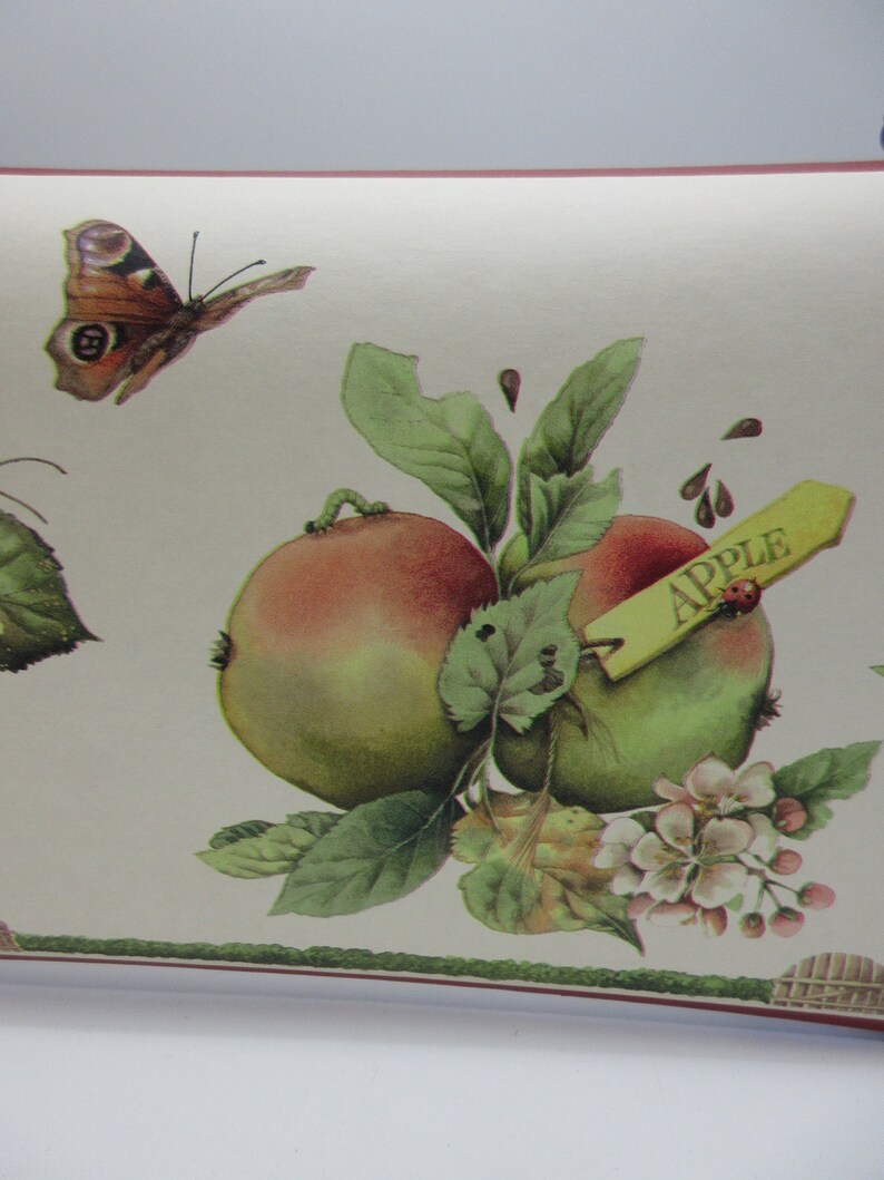Marjolein Bastin Wallpaper Border Fruits Bees Butterflies 1 to - Etsy