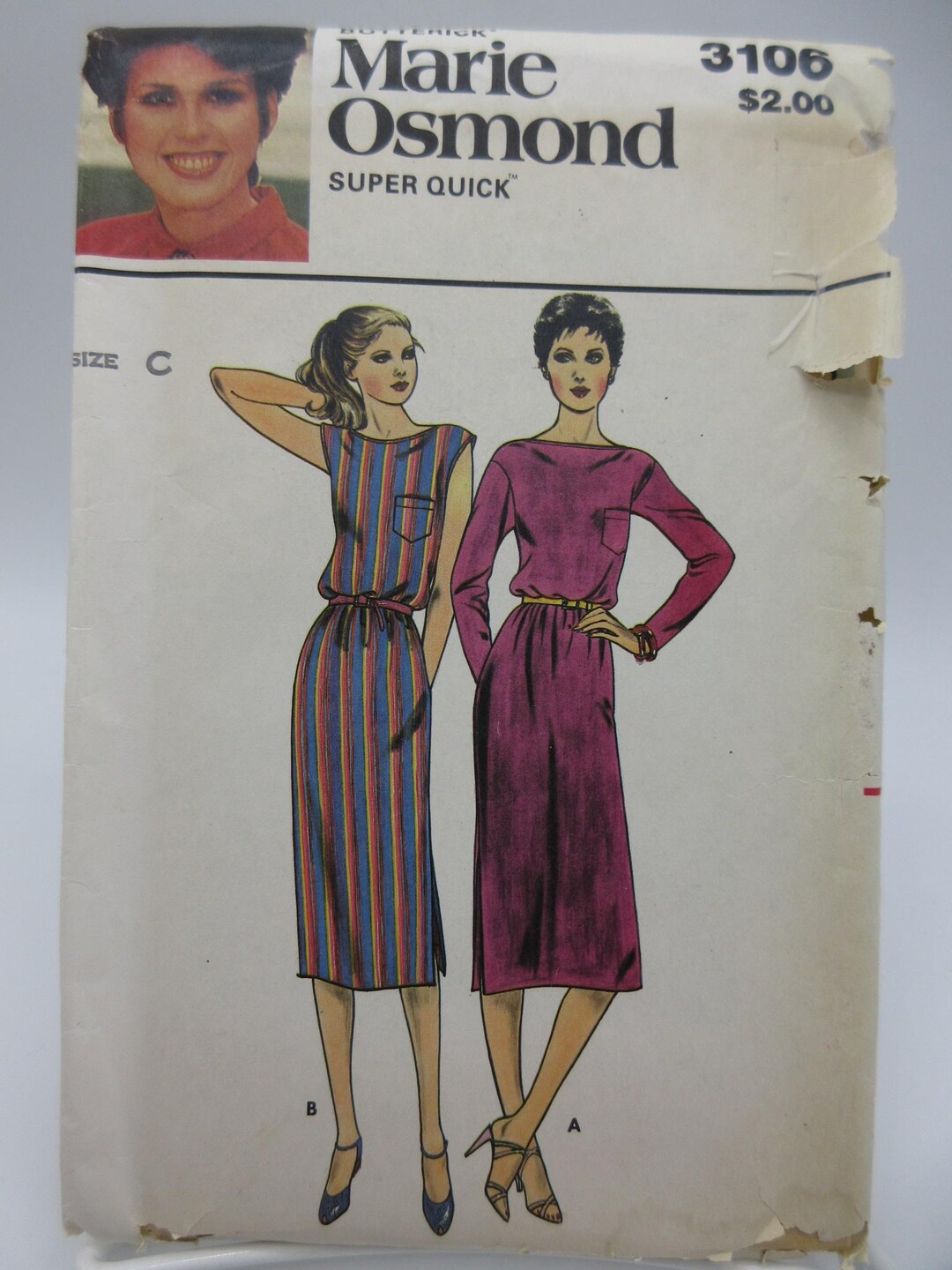 Butterick Quick Dress Pattern 12 14 16 Bust 34" to 38" Uncut FF 3106 - Etsy