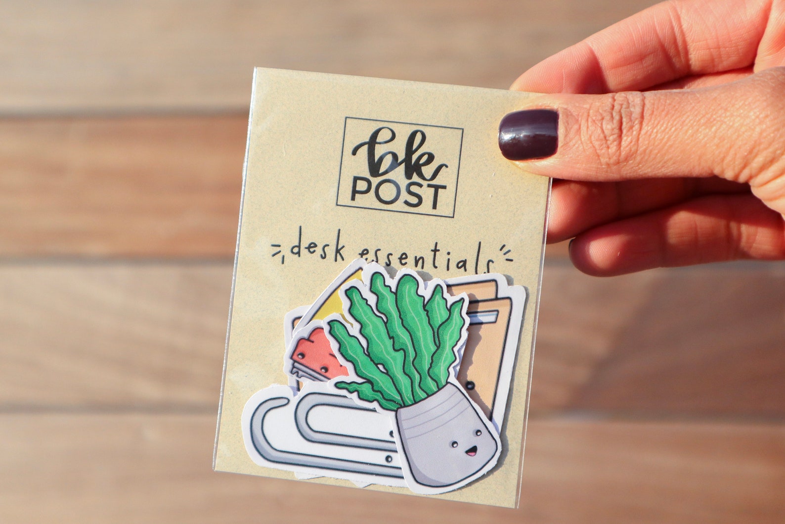 Cute 'desk Essentials' Sticker Pack Vinyl | Etsy