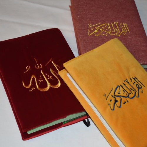 Personalized Velvet Quran Covers - Etsy