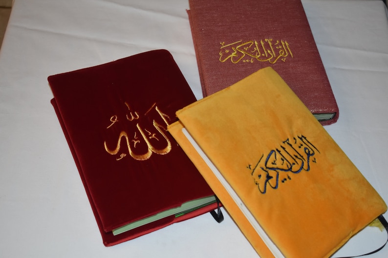 Personalized Velvet Quran Covers | Etsy