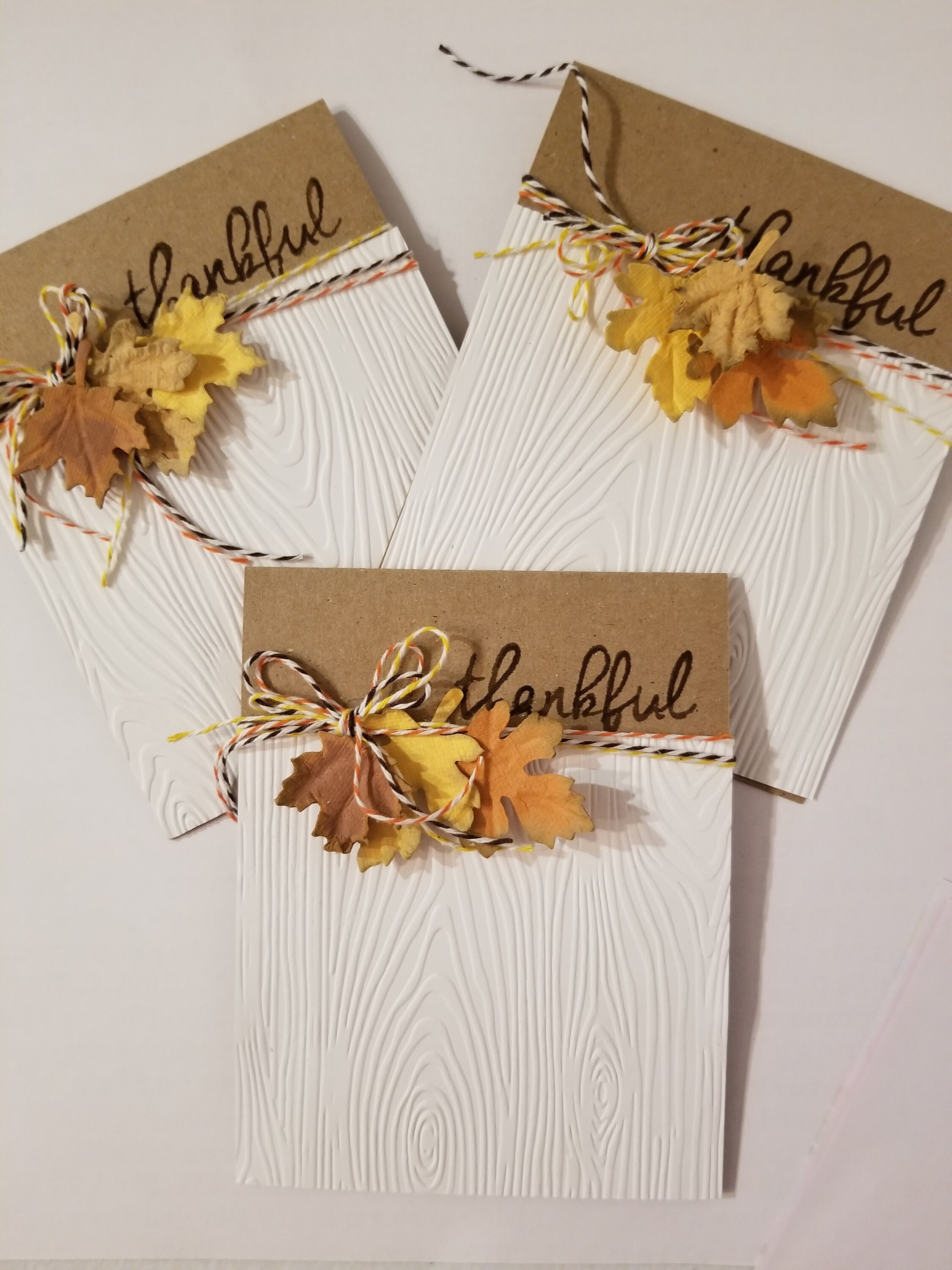 Handmade Thanksgiving Holiday Thankful Fall Card - Etsy