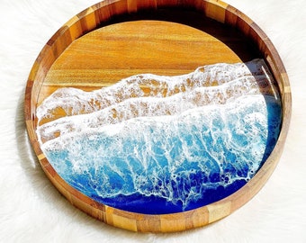 Coastal Epoxy Tray - Etsy