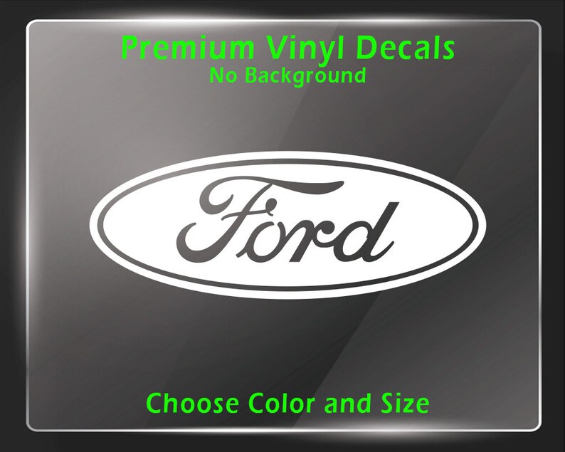 Ford Decal V1 Ford Oval Decal Ford Sticker Ford Oval - Etsy